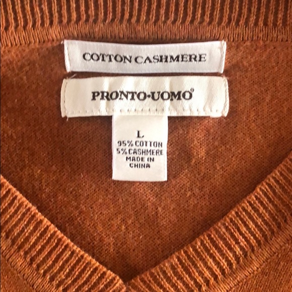 Pronto Uomo | Sweaters | Prontouomo Cotton Cashmere Sweater | Poshmark
